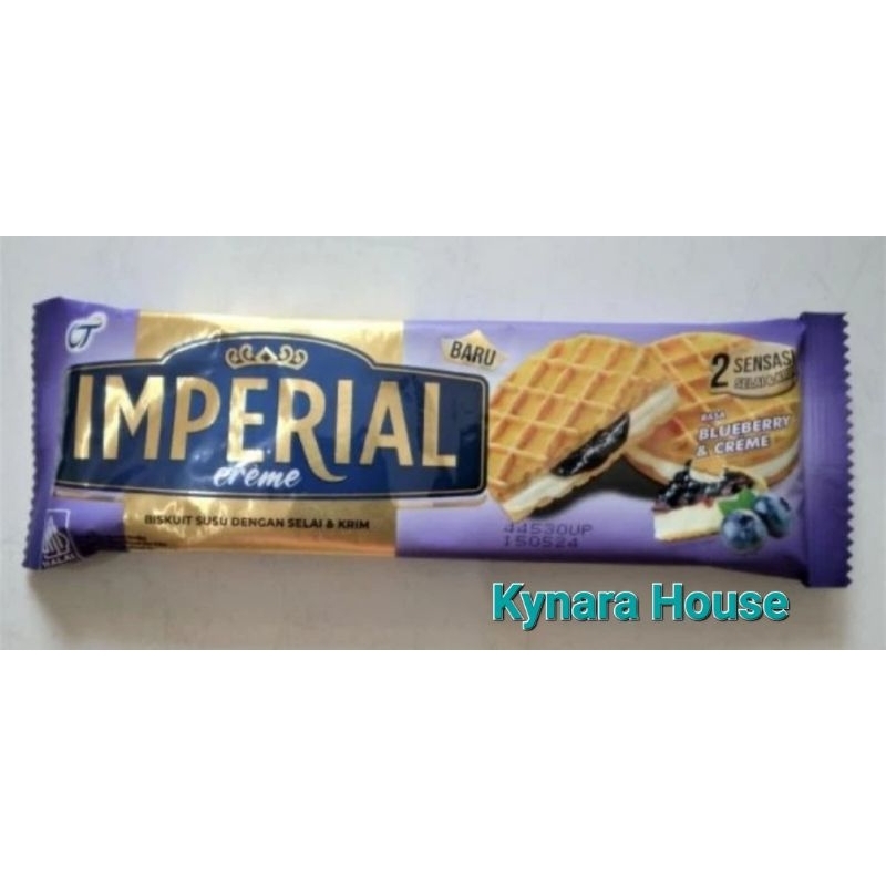 Jual Imperial Biscuit Susu Selai dan Krim Blueberry 10x27gr (1 Dus isi ...