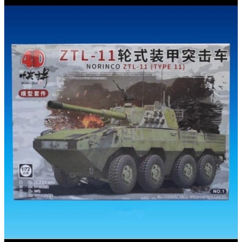 Jual model kit tank ZTL-11 skala 1/72 kenaraan tempur lapis baja 8×8 ...