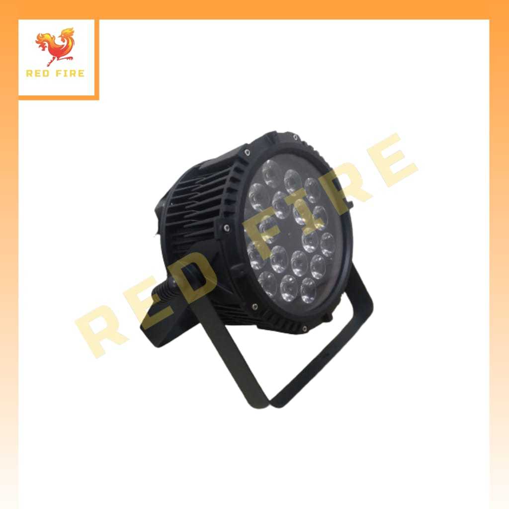 Jual REDFIRE lampu light led par waterproof outdoor 18x10W RGBW 4in1 ...