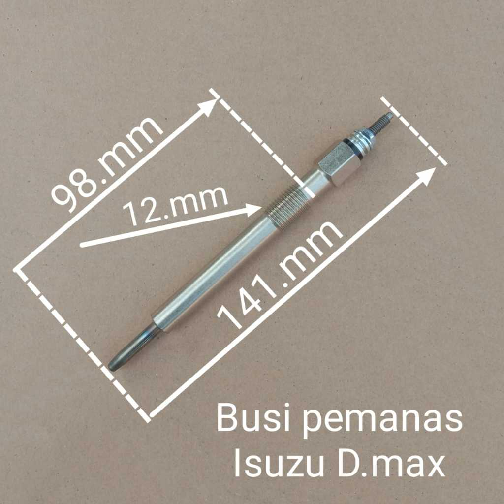 Jual Busi Pemanas Glow Plug Isuzu Traga/Dmax D Max 2.5 2500cc 4JA1 F ...