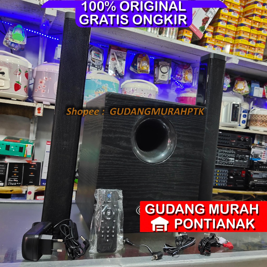Jual Salon Bluetooth GMC 898G Original SOUNDBAR TOWER USB CARD READER ...