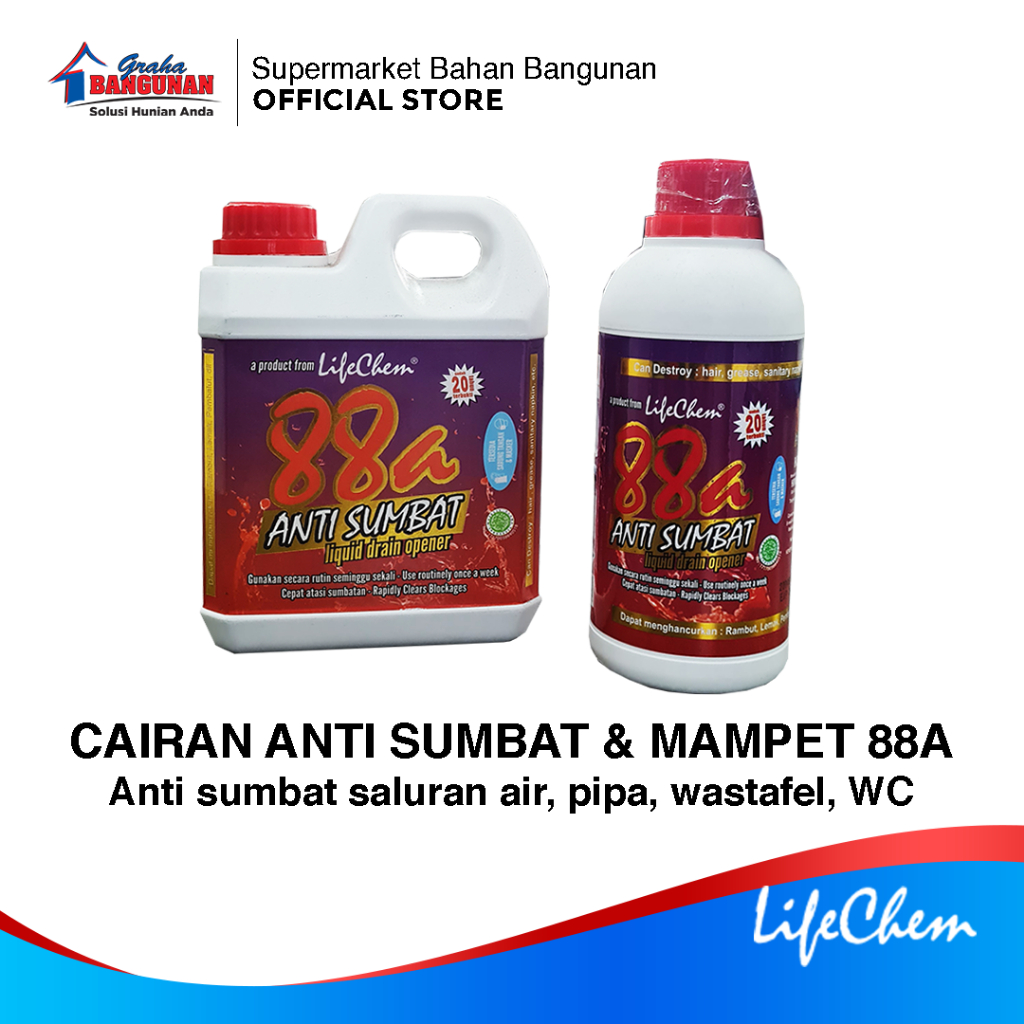 Jual Anti Sumbat WC DAN SALURAN PIPA 88A | Shopee Indonesia