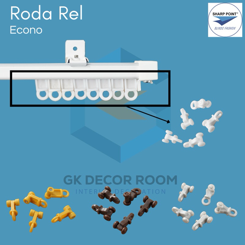 Jual Roda rel kotak per (10pcs) | Shopee Indonesia