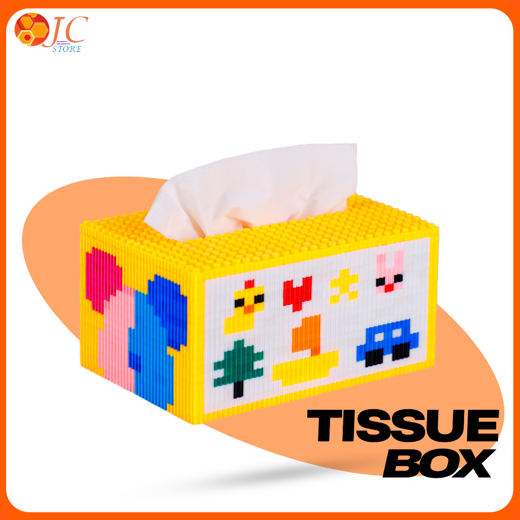 Jual JC Nano Block Kotak Tisu Box Mainan Anak Balok Susun Puzzle Bricks ...
