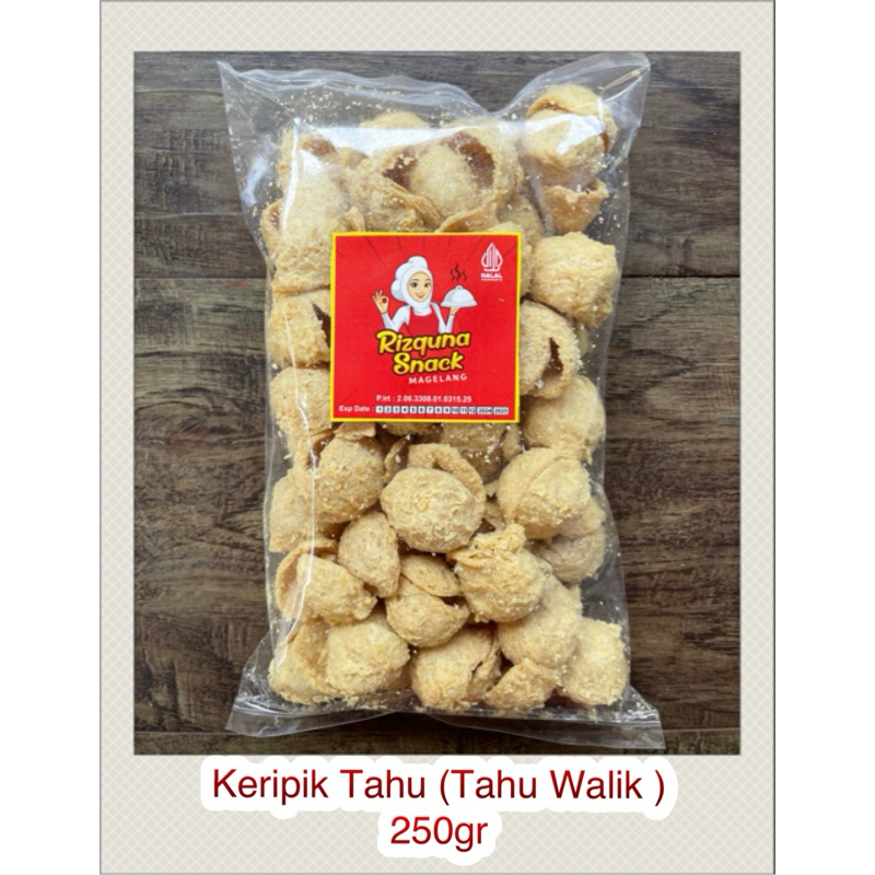 Jual Keripik Tahu ( Tahu Walik ) 250 gr by Rizquna Snack | Shopee Indonesia