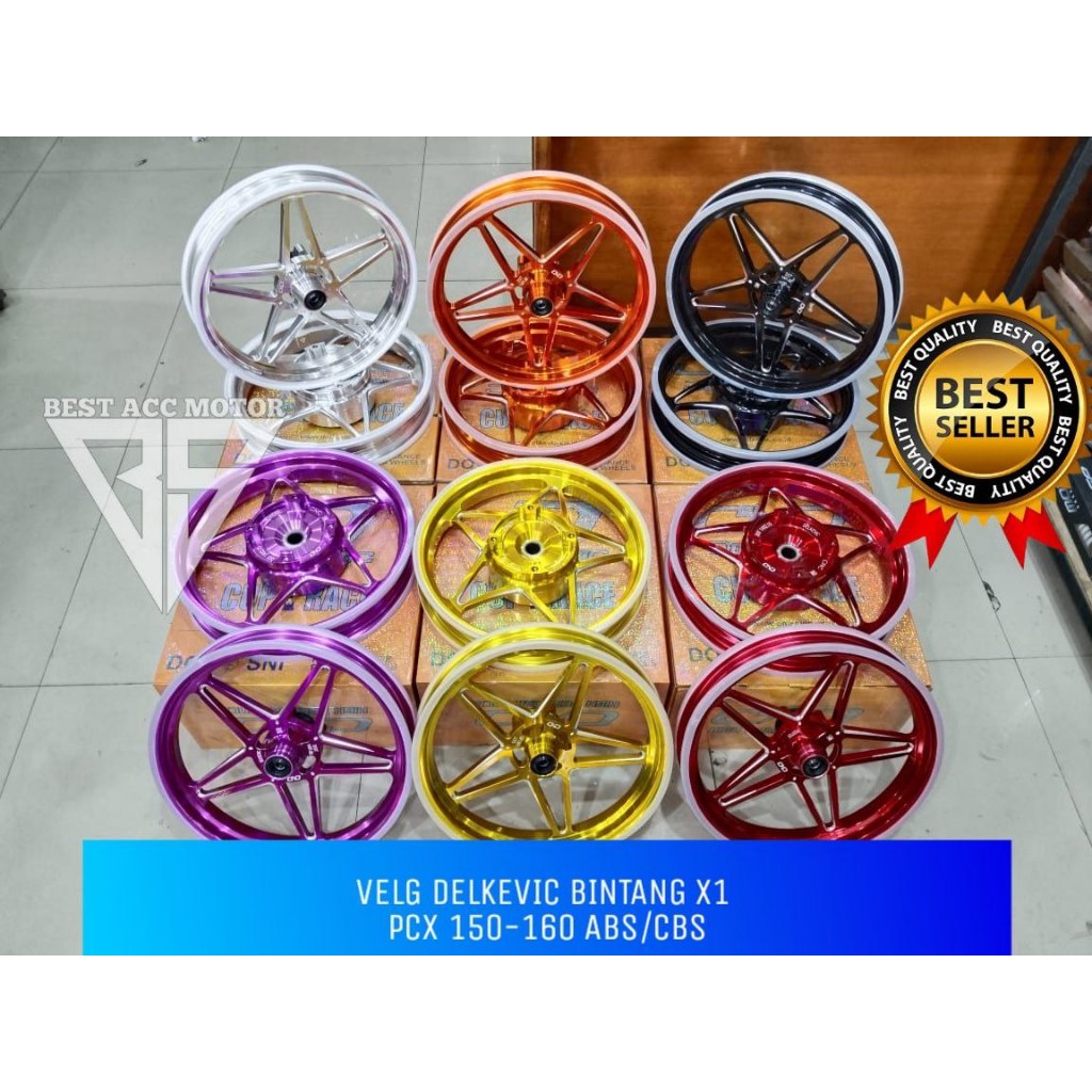 Jual VELG DELKEVIC DND PCX 150 PCX 160 + CAKRAM model X-1 V SPEED ...