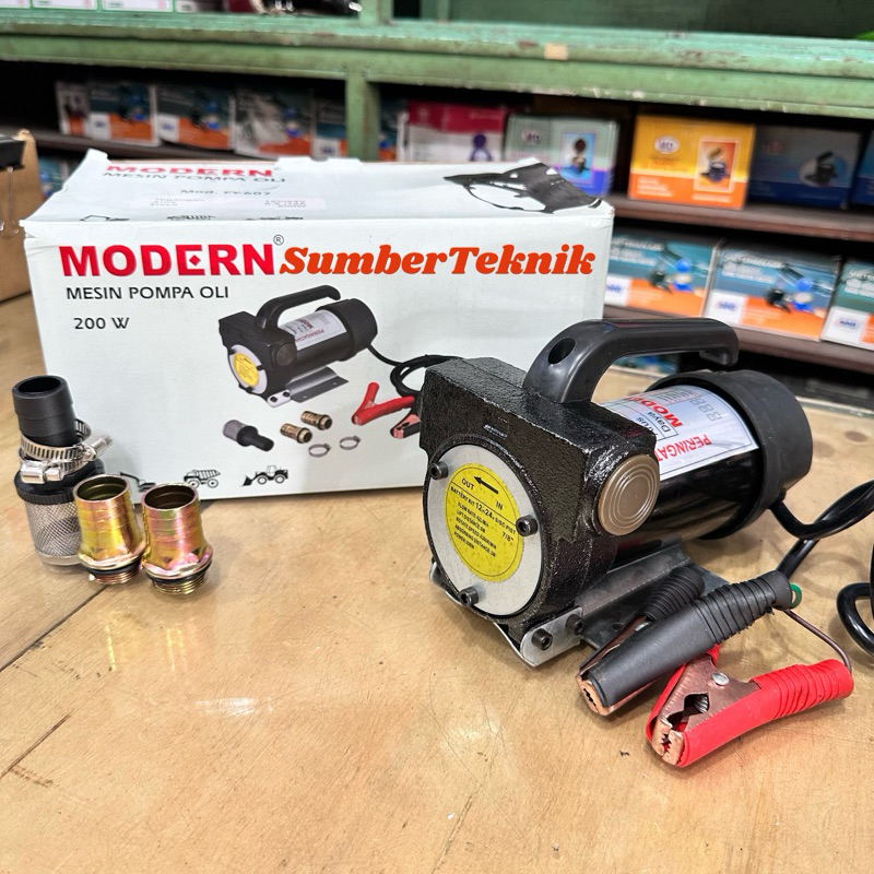 Jual Pompa Minyak Oli Solar Bensin Model AKI FY607DC MODERN | Shopee ...