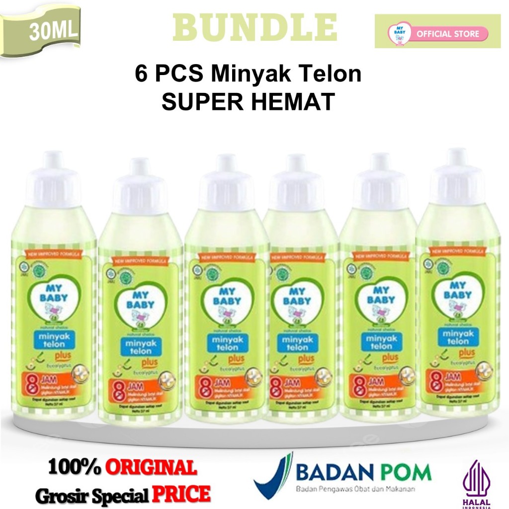 Jual PAKET BUNDLE 3 PCS Minyak Telon My Baby 30ml | Shopee Indonesia