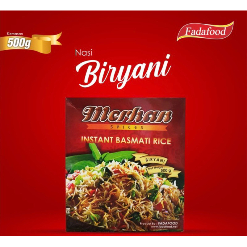 Jual MERHAN BIRYANI 500gr Paket Beras Basmati Instant Nasi Briyani ...