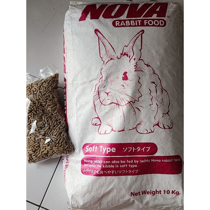 Jual Nova Rabbit Food 1 karung 10kg | Shopee Indonesia