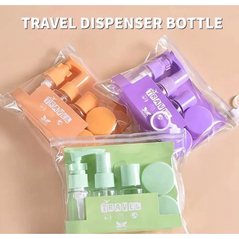 Jual Travel Pack Set Botol Mini 7in1 Organizer Tempat Sabun Cair Shampo ...