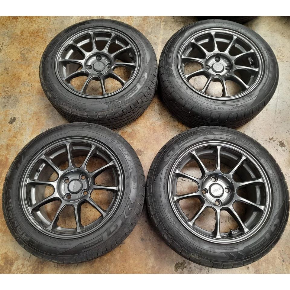 Jual Jual velg mobil racing jdm ring 15 h4x100+ban 185/60 nik 2024 like ...