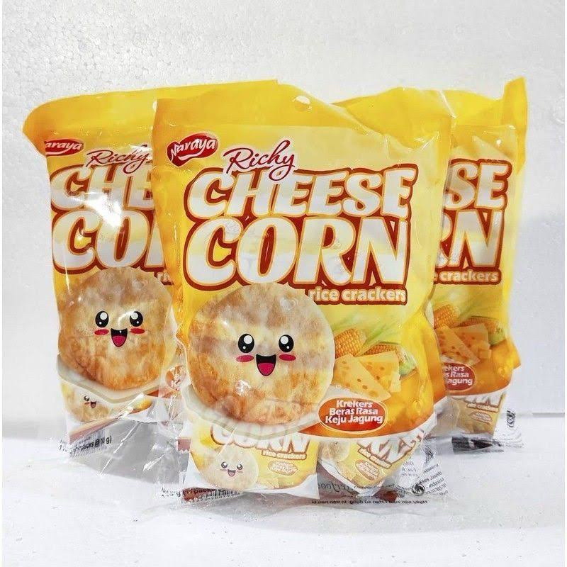 Jual NARAYA Richy Rice Crackers Cheese 240 Gram | Shopee Indonesia
