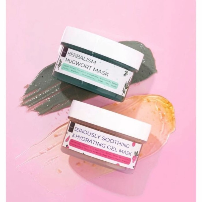 Jual Produk Murah SCARLETT WHITENING MASK herbalism mugwort seriously ...