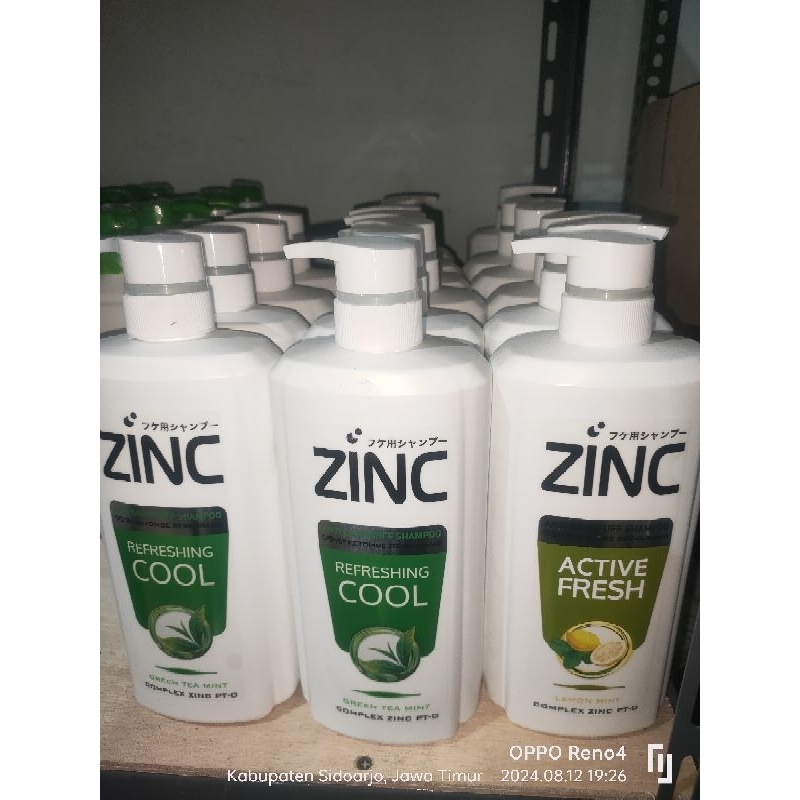 Jual Zinc Shampoo Refreshing Cool Botol 680ml | Shopee Indonesia
