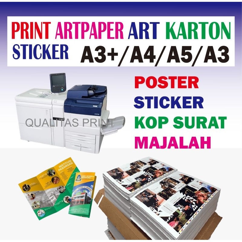 Jual PRINT ARTKARTON/ARTPAPER A5/B5/A4/A3/A3+ | Shopee Indonesia