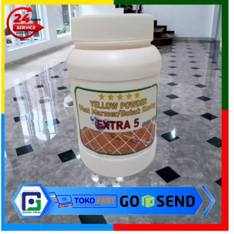 Jual serbuk poles marmer granit teraso/obat kuning marmer 1kg | Shopee ...
