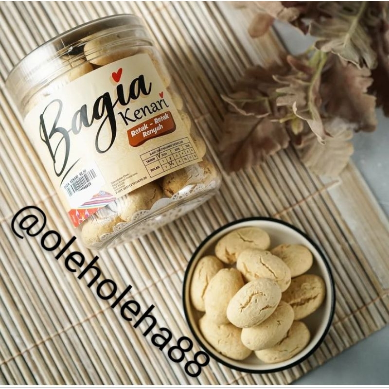 Jual KUE TRADITIONAL BAGIA KENARI RETAK RETAK RENYAH 200GR FREE ...