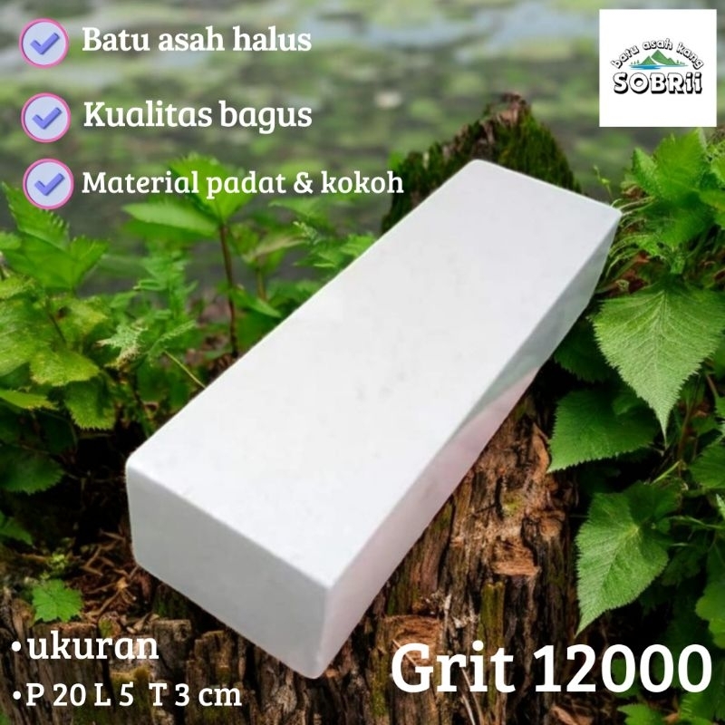 Jual Batu Asahan Grit 12000 Pengasah Asah Pisau Stainless Super Tajam ...