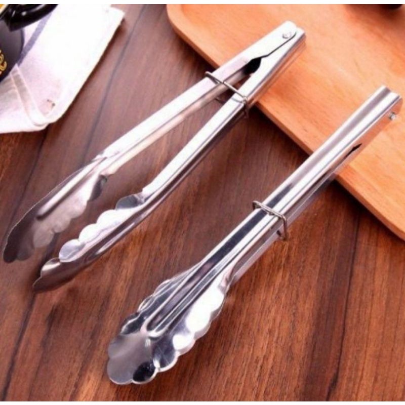 Jual CAPITAN DAUN STAINLESS STEEL/ JEPITAN BBQ GORENGAN MAKANAN KUE ...