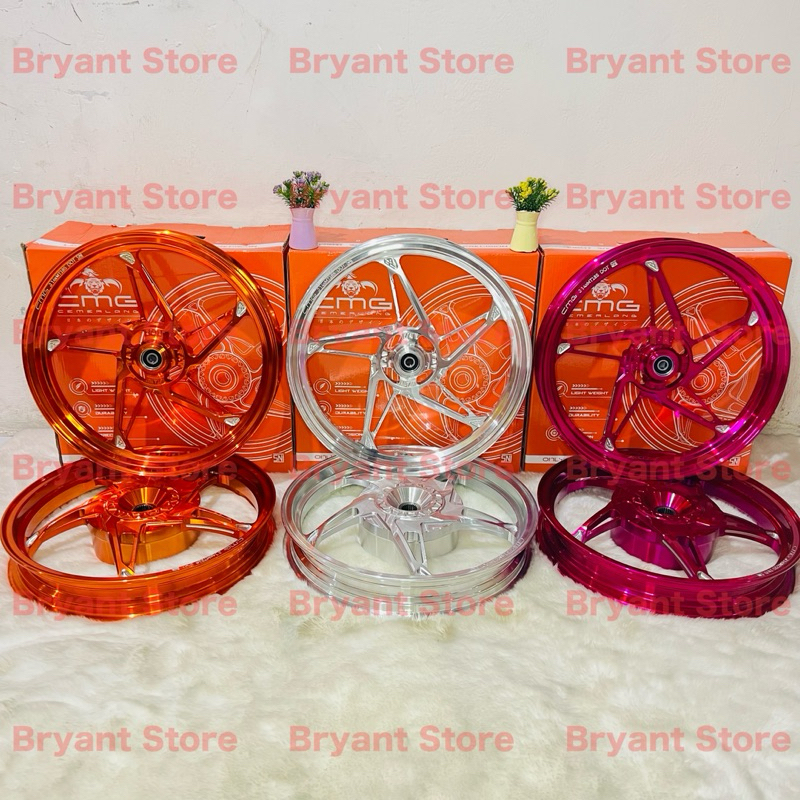 Jual CMG RACING ORIGINAL VELG MG1 CNC BINTANG LAUT 185x14 & 215x14 ...