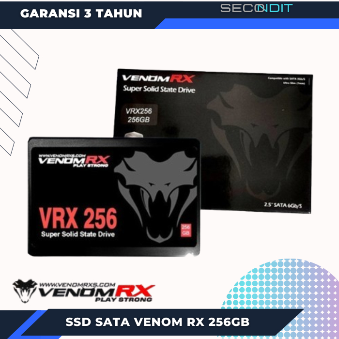 Jual VENOMRX SSD VRX 256GB SATA III | Shopee Indonesia