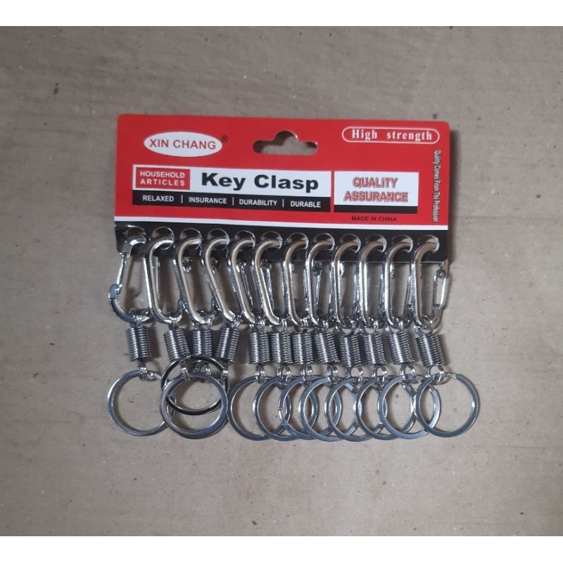 Jual GANTUNGAN KUNCI STAINLESS RING PER ( ISI 12 PCS ) | Shopee Indonesia