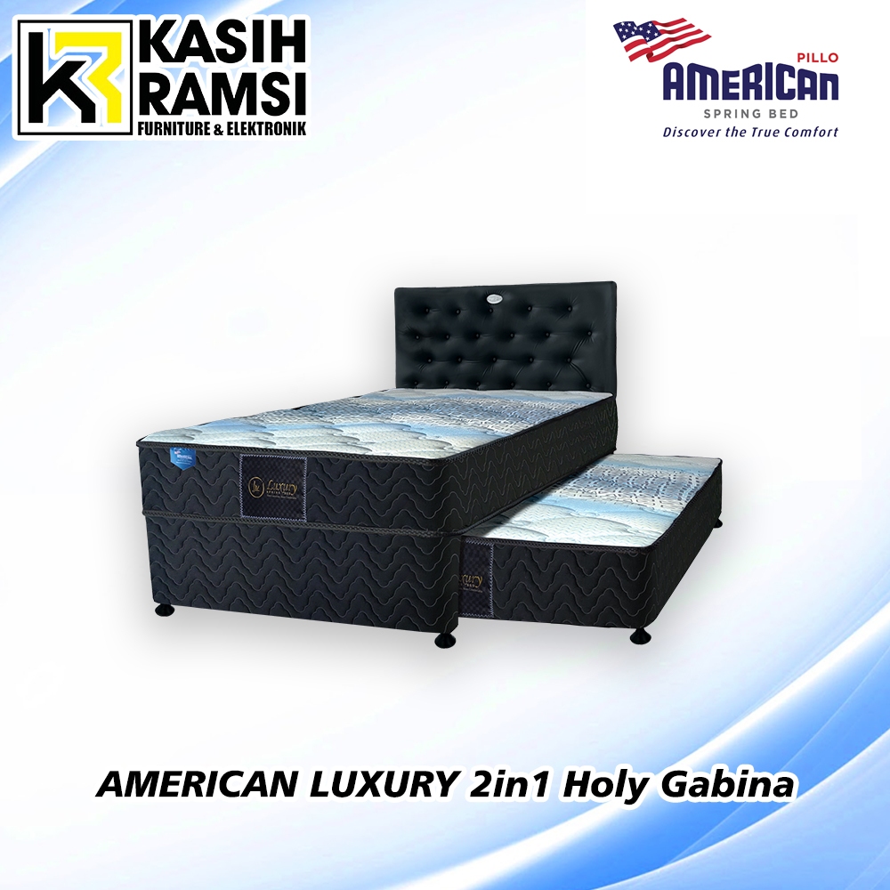 Jual Spring Bed American Luxury 2in1 120x200 | Shopee Indonesia