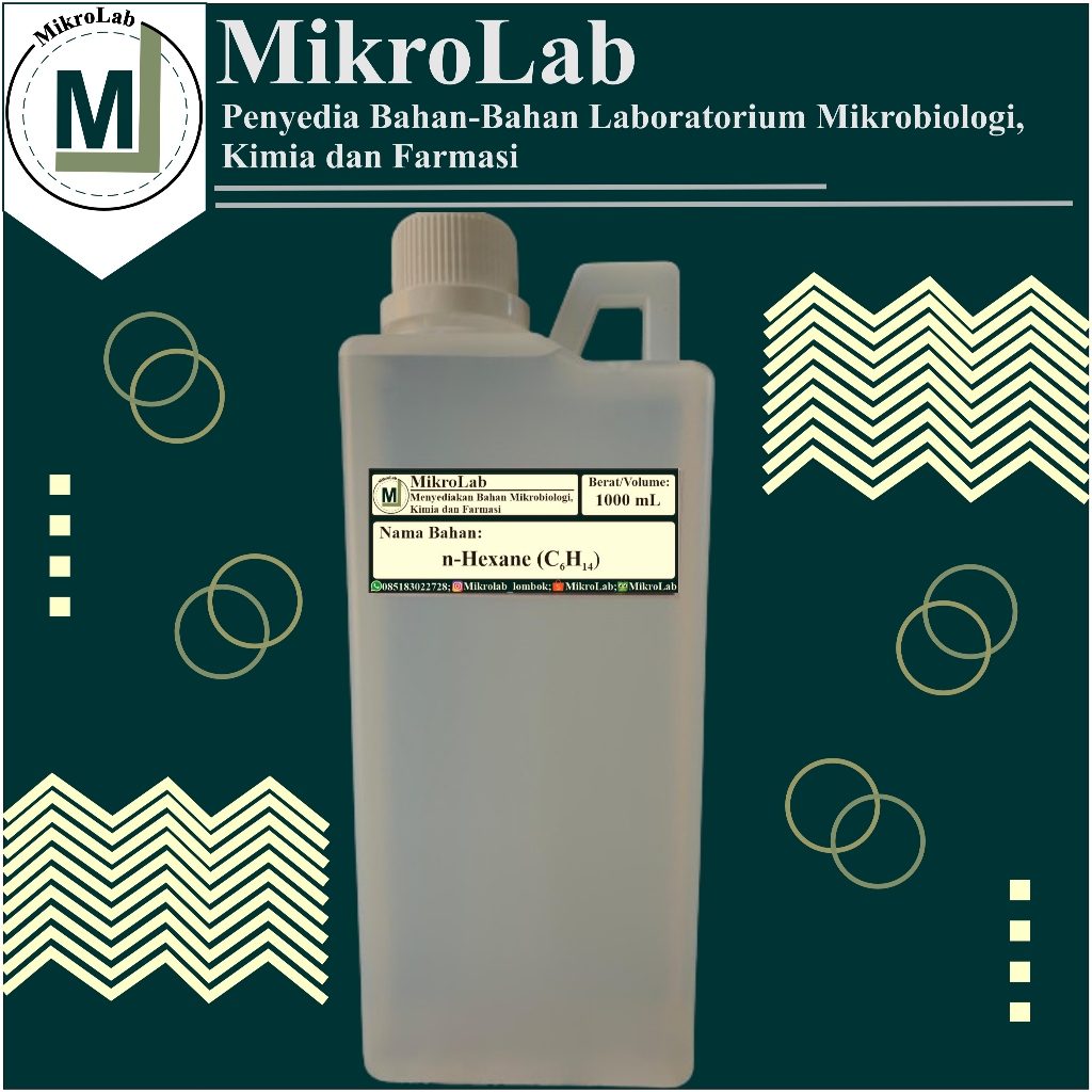 Jual n - Hexane / n - Heksana 1000 mL (Grade Teknis) | Shopee Indonesia