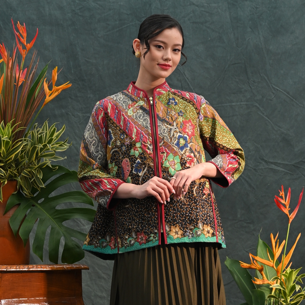 Jual NONA RARA - Vivare Dobi T3062, Baju kerja blouse batik wanita ...