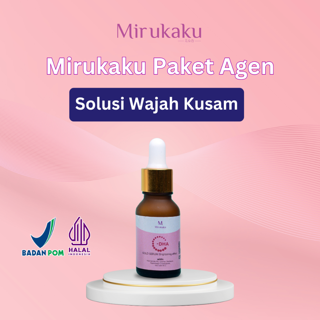 Jual Mirukaku CDHA Gold Serum Brightening Effect Solusi Wajah Kusam ...