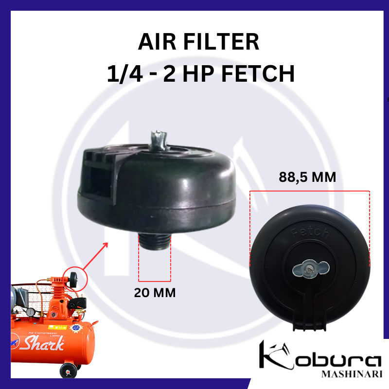 Jual Air Filter Fetch Filter Udara Saringan Hawa Kompressor Angin 1/4 ...