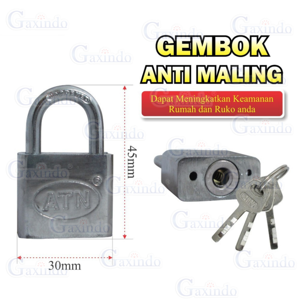 Jual GEMBOK RUMAH G6112 GEMBOK ANTI KARAT GEMBOK ANTI MALING MOTOR ...