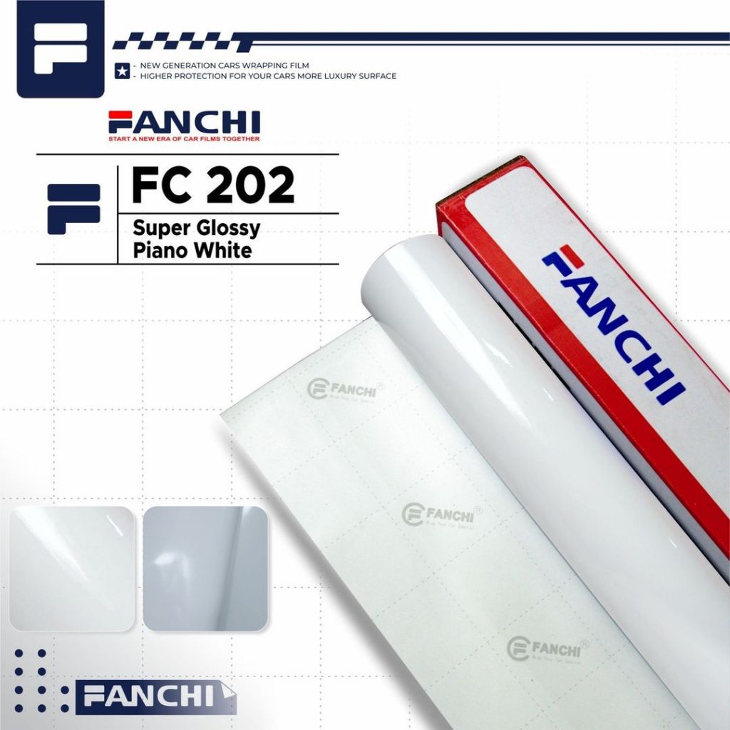 Jual Sticker Fanchi FC202 Putih Super Gloss Glossy Piano White Premium ...