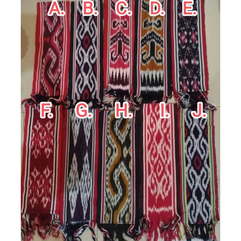 Jual Syal Tenun / Scarf Tenun Ethnic Khas Toraja Dayak Kalimantan ...