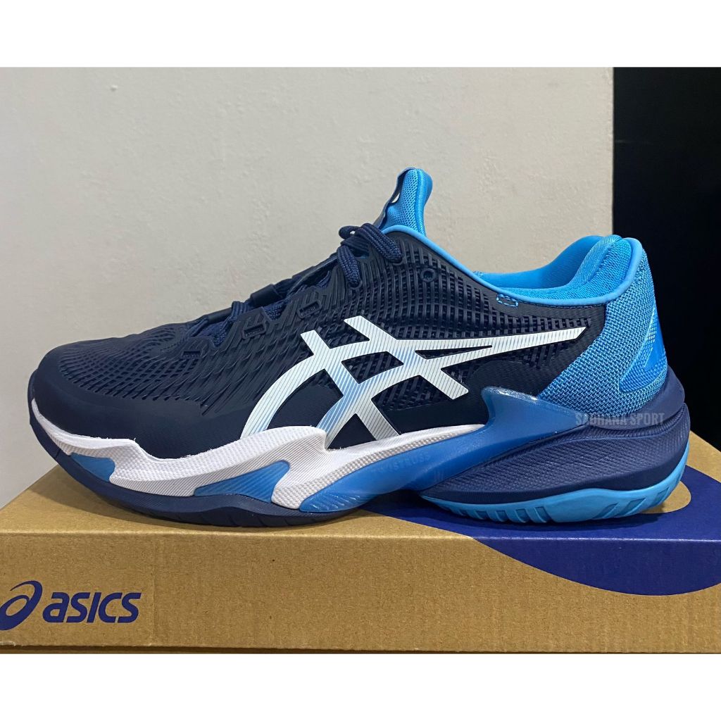 Jual Sepatu Tenis ASICS COURT FF 3 Novak Blue Expanse/White | Shopee ...