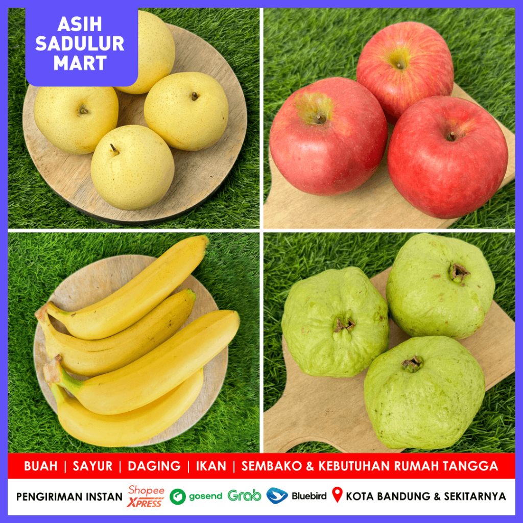 Jual Apel Fuji Import 500gr / 1kg Pear Century / Jambu Merah & Kristal ...