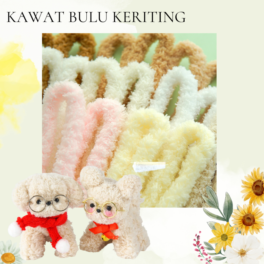 Jual Kawat Bulu Keriting Moru DIY Craft | Shopee Indonesia