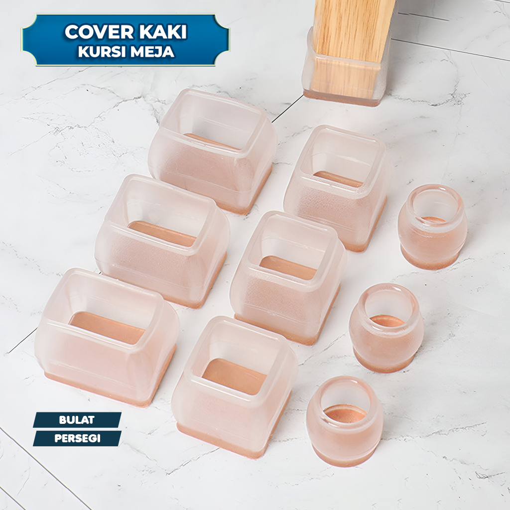 Jual Alas Pelindung Kaki Meja Kursi Bulat Persegi Anti Slip Bahan ...