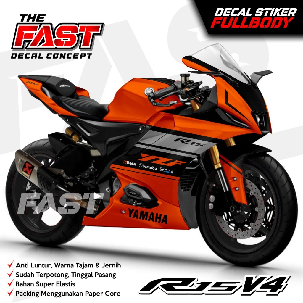 Jual Decal Stiker R15V4 Fullbody Stiker R15V4 Dekal Fullbody untuk ...