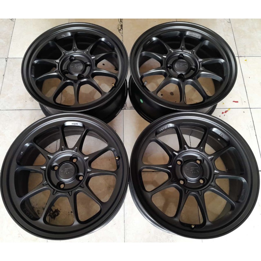 Jual VELG MOBIL SEKEN BEKAS HSR DL RING 16 LEBAR 7 PCD 4X100 ET42 BLACK BUAT JAZZ YARIS VIOS ...