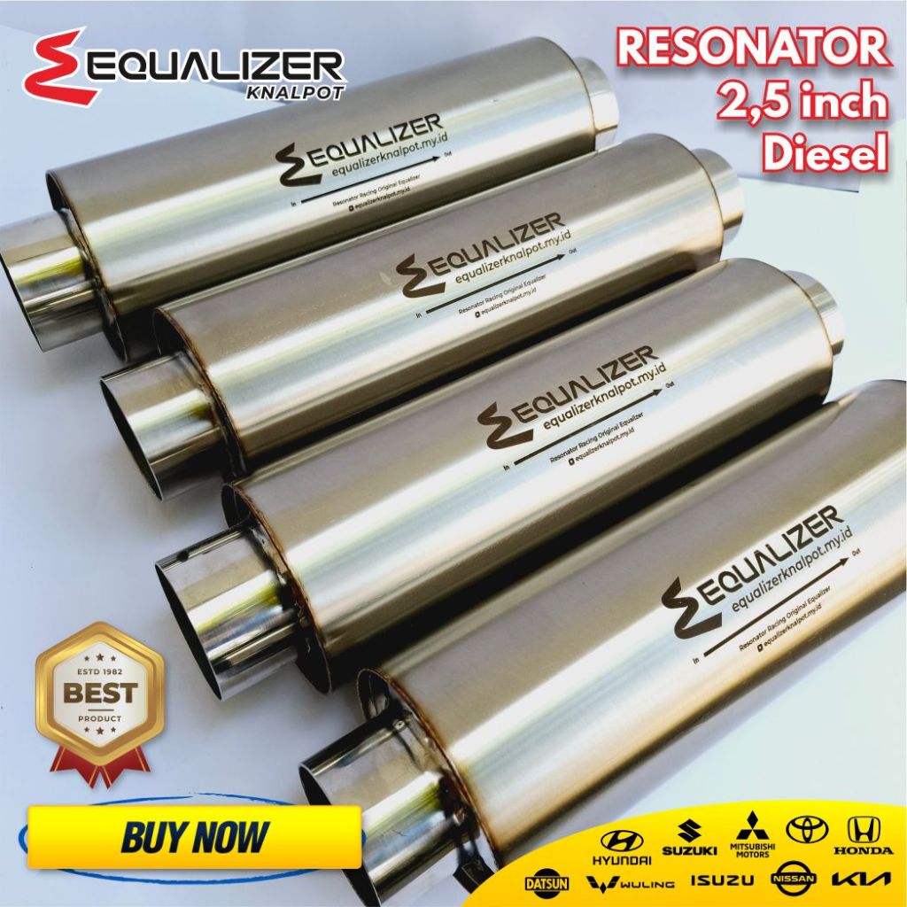 Jual Resonator Knalpot Mobil Diesel Manual Matic Pajero Bass Fortuner ...