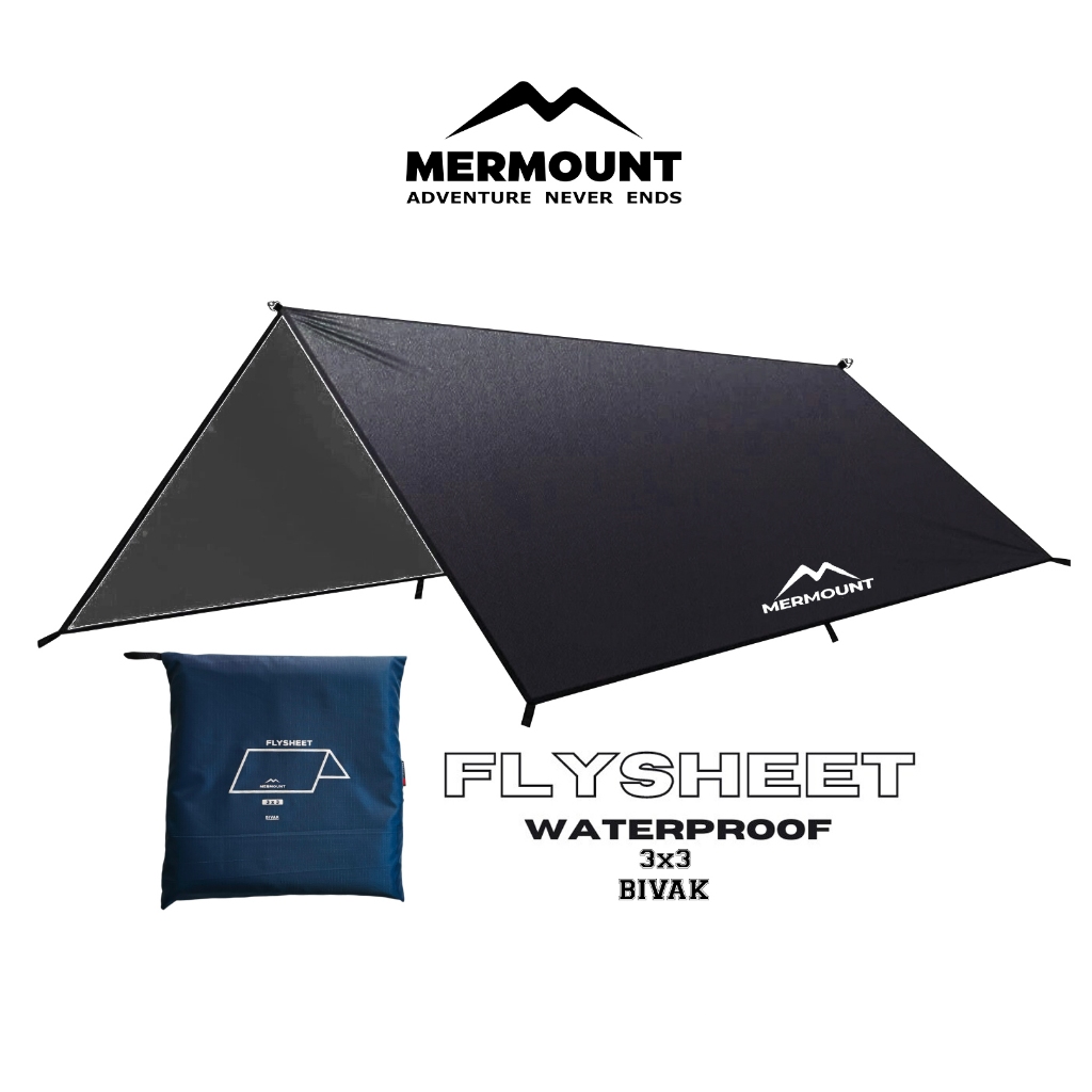 Jual Mermount Adventure Flysheet Tenda Dome 3x3 | Bivak | Waterproof ...