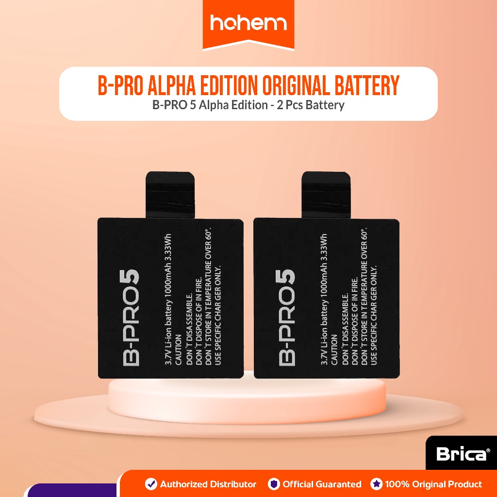Jual 2 PCS BATERAI BRICA B-PRO 5 ALPHA EDITION MARK II IIS AE1 AE2 AE2S AE3S LITE BASIC ORIGINAL ...