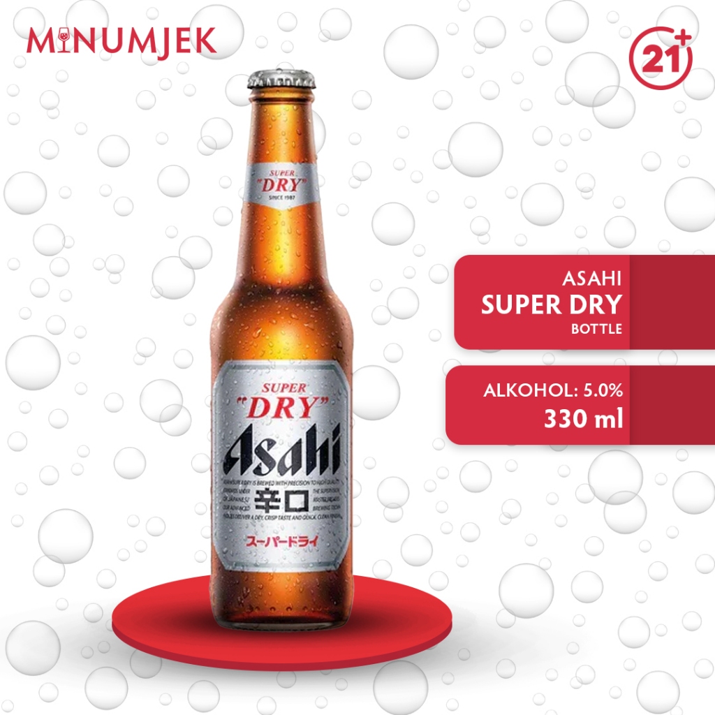 Jual Asahi Super Dry Bottle [330ml] | Shopee Indonesia