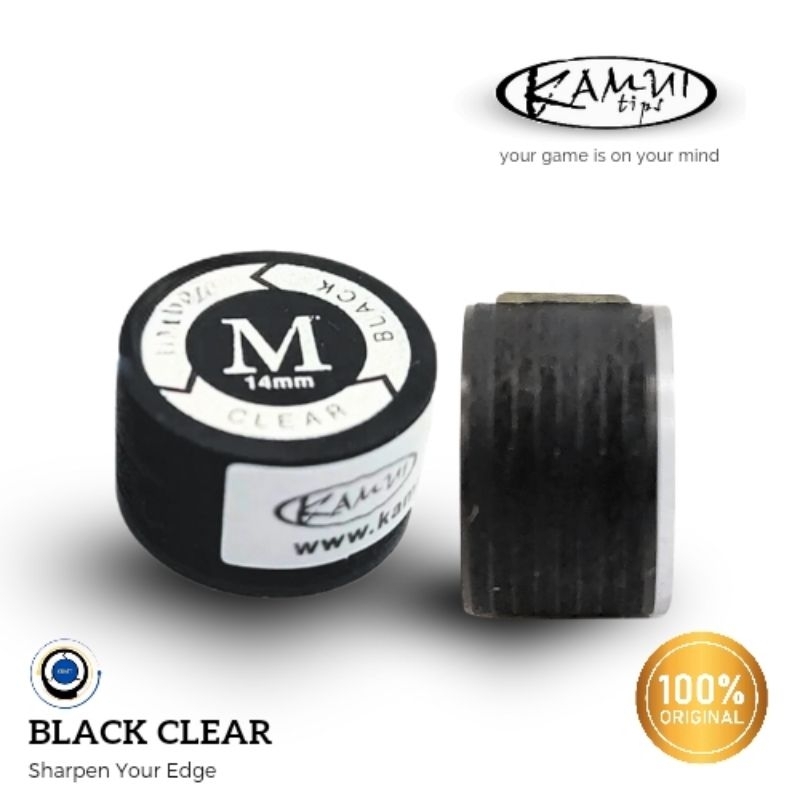 Jual Kamui Black Clear Master Tip Medium Billiard Stick Billiard Japan ...