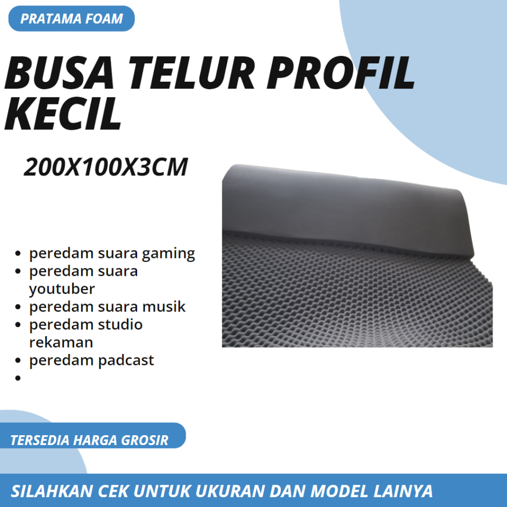 Jual Busa Peredam Suara Telur Profil Kecil / Peredam Suara Musik ...