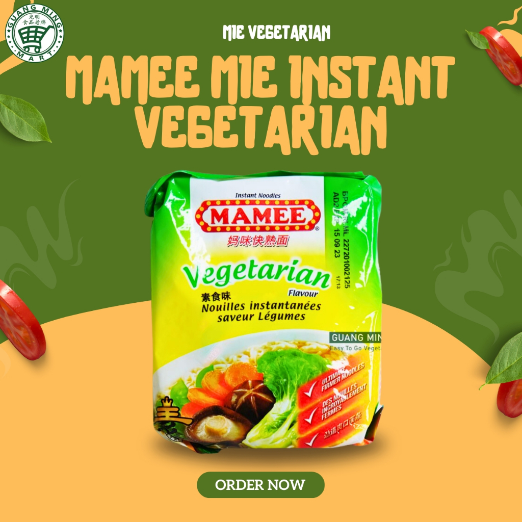 Jual MAMEE MIE INSTANT VEGETARIAN / MAMEE MIE VEGETARIAN PER-PACK ...
