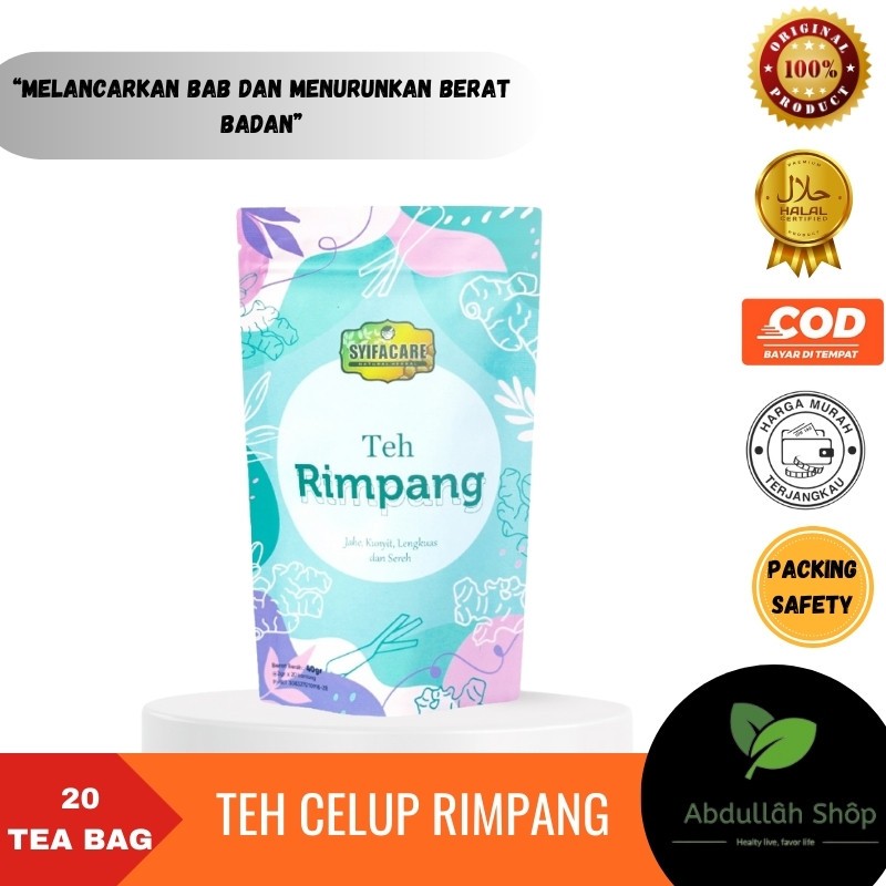 Jual Teh Rimpang Syifacare Teh Celup Bahan Rempah Jahe Kunyit Sereh ...