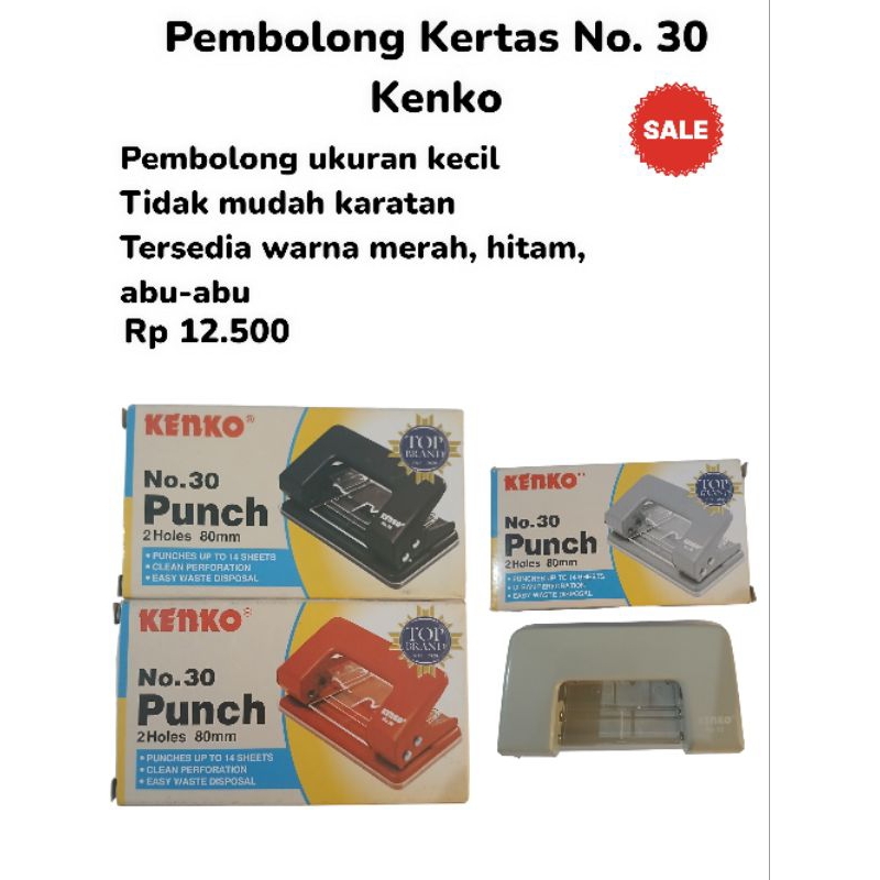 Jual {APM}Pembolong Kertas Kecil/ Pelubang Kertas Kecil/ Punch Merek ...